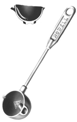 Casting Ladle Bottom-pour Rowell #3 - 3" Bowl Diameter, 14" Handle ...