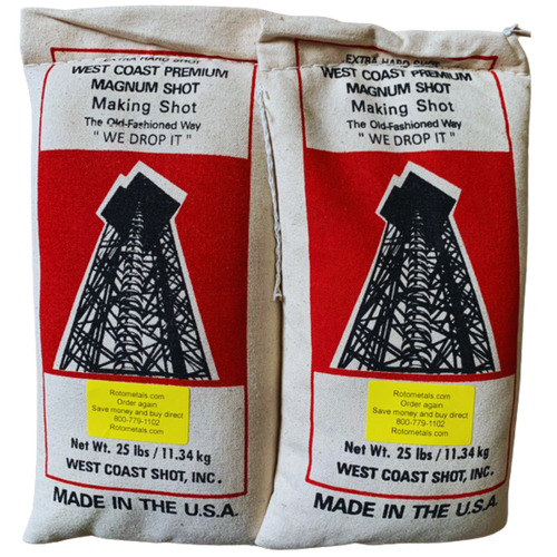 Magnum Lead Shot #4 50 lbs - Freight Included - RotoMetals