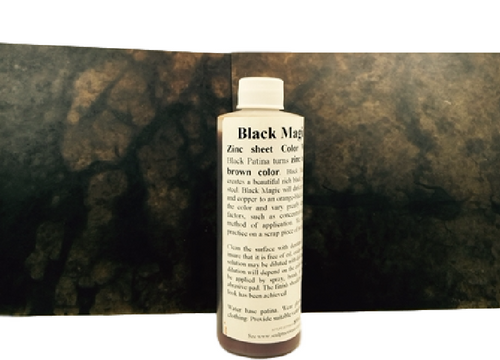 Patina - Black Magic Solution- Leathery Brown - RotoMetals
