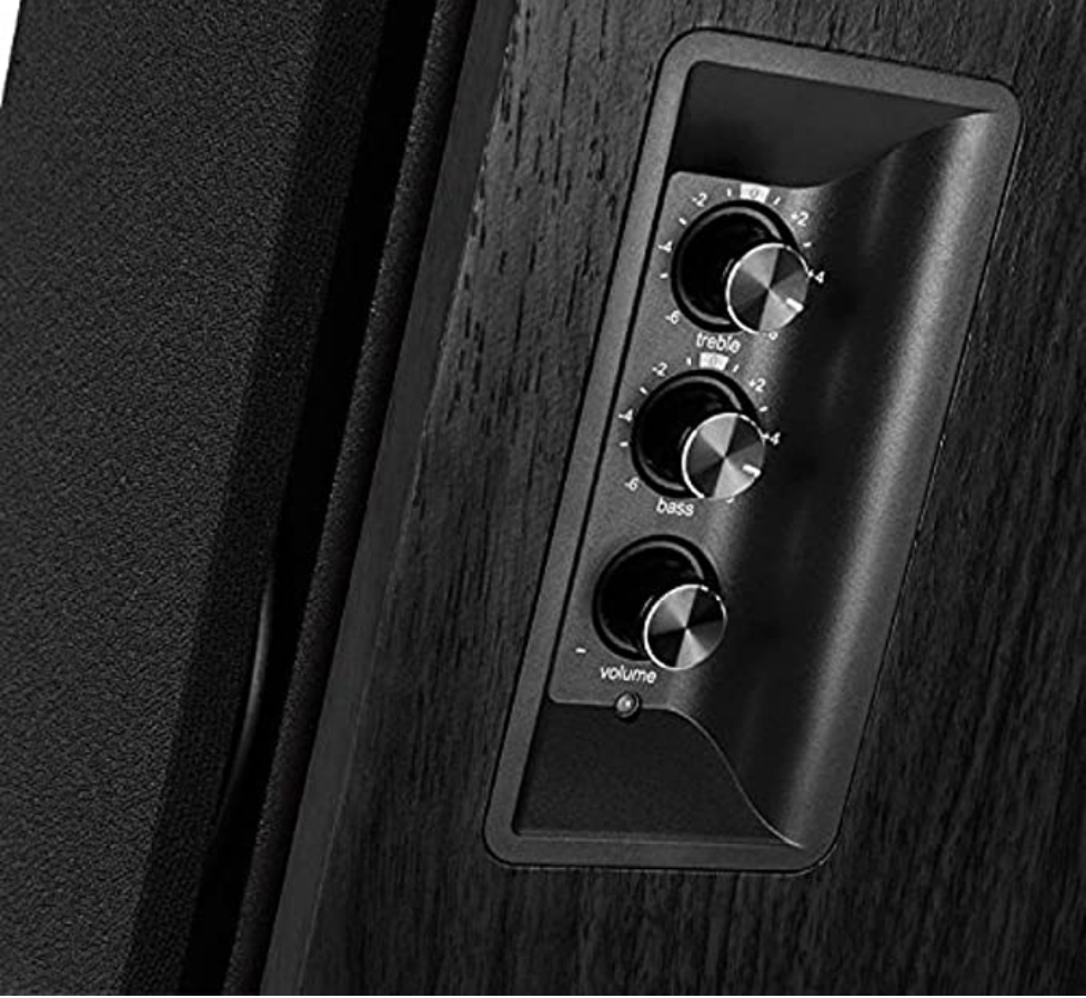 Edifier 1700BT Bluetooth Bookshelf Speakers - Black - Midland Records