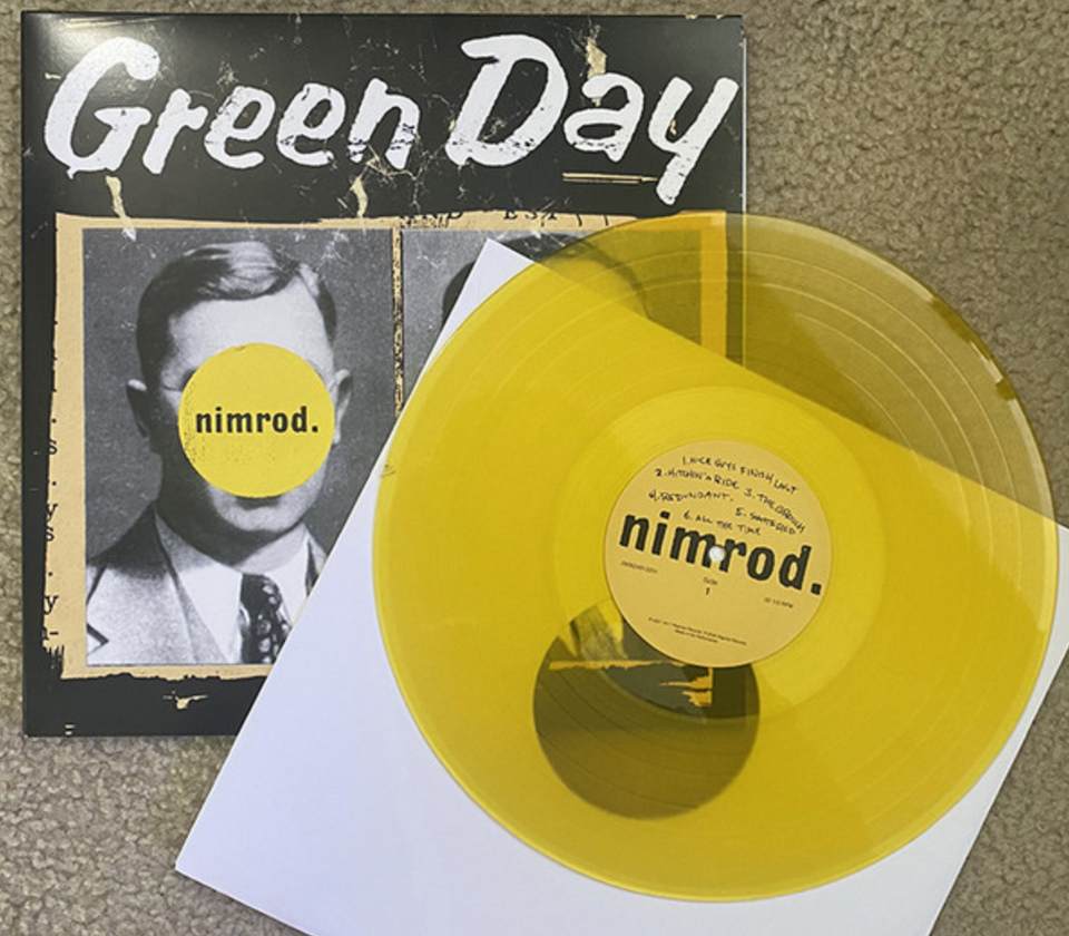 Green Day ‎– Nimrod. (Vinyl, LP, Album, Yellow Transparent) - Midland ...