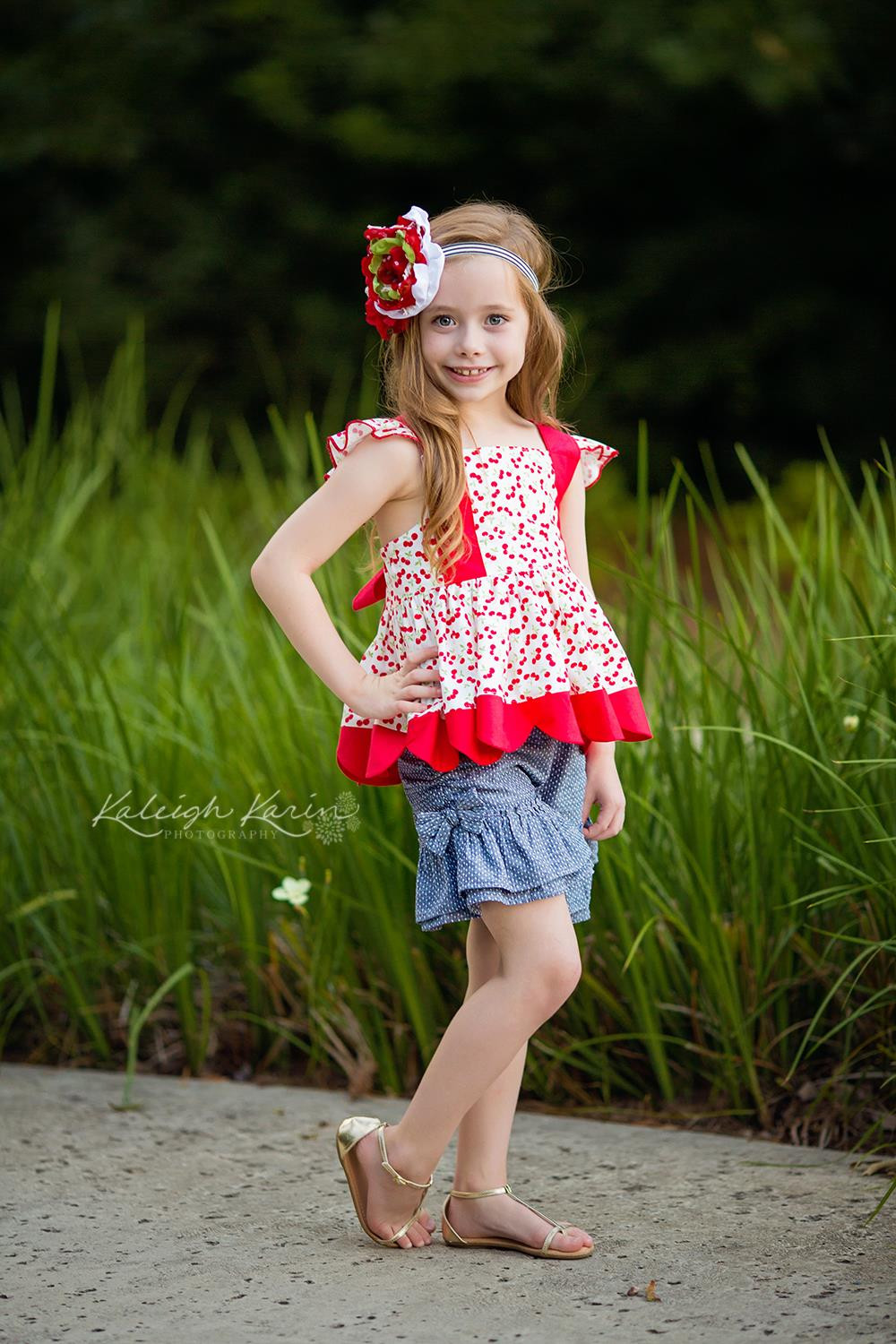 Holly's Knit Ruffle Shorts Sizes 6/12m to 8 Kids PDF Pattern
