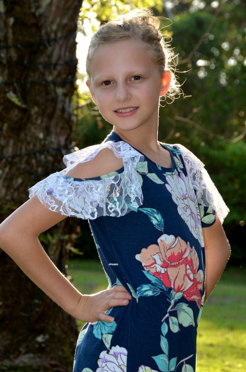 Jayla's Cold Shoulder Tunic Sizes 2T to 14 Kids PDF Pattern