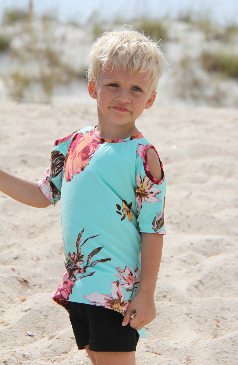 Jayla's Cold Shoulder Tunic Sizes 2T to 14 Kids PDF Pattern