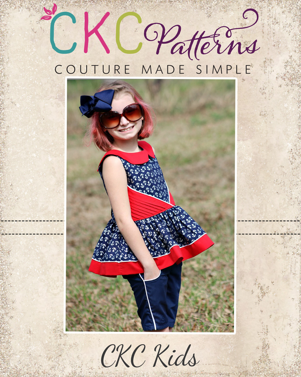 Presley's Pintuck Party Dress PDF Pattern