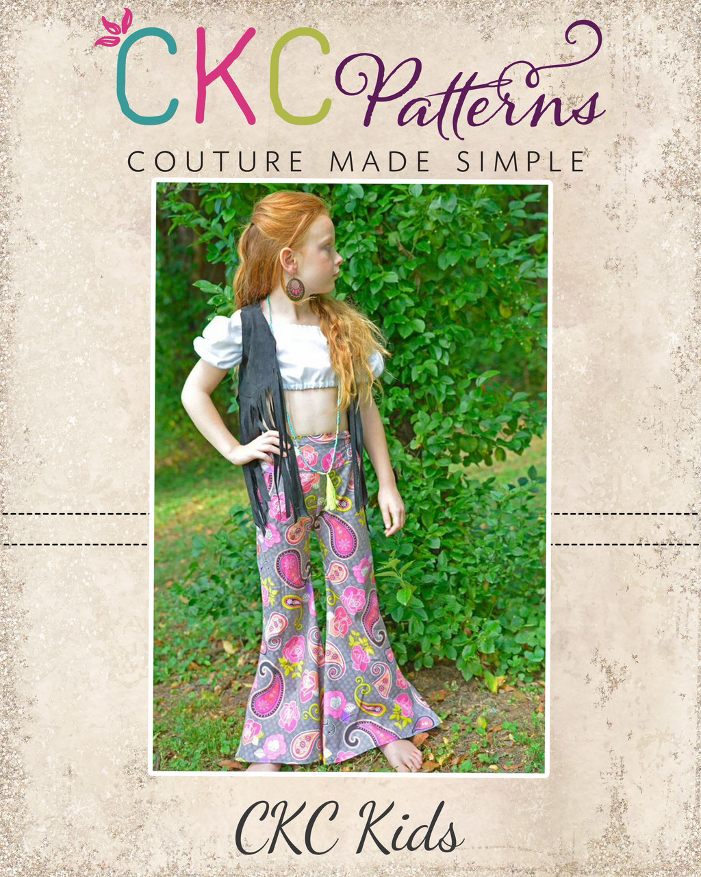 Jolene's Bell Bottoms Sizes 2T to 14 Kids PDF Pattern