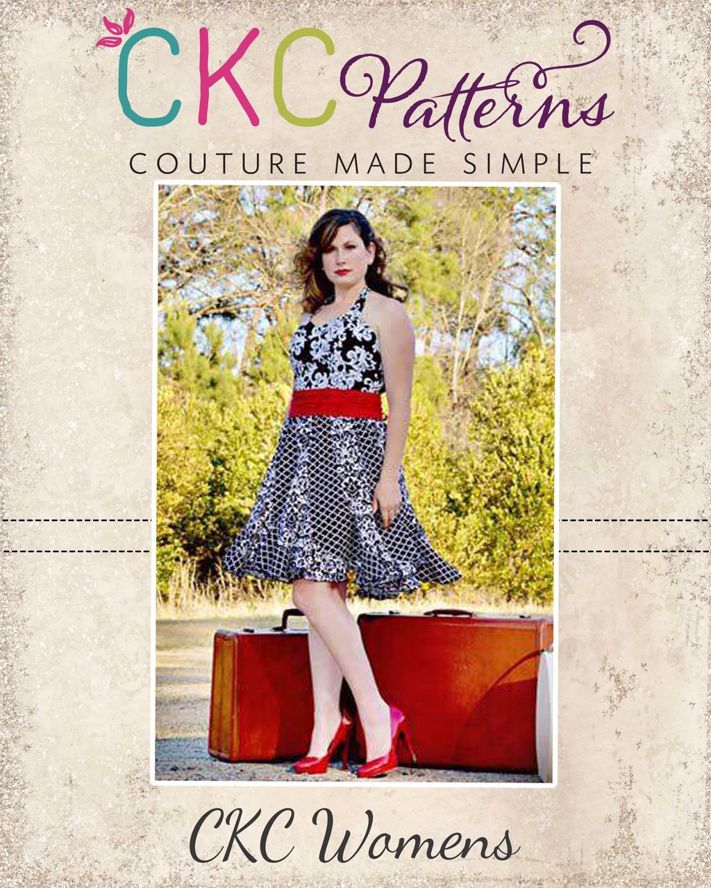 Peony's Women's Boutique Sweetheart Maxi Dress PDF Pattern