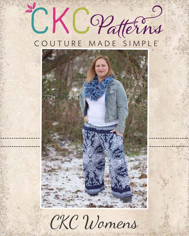 Jessica's Women's and Plus Knit Ruffle Pants and Capris PDF Pattern