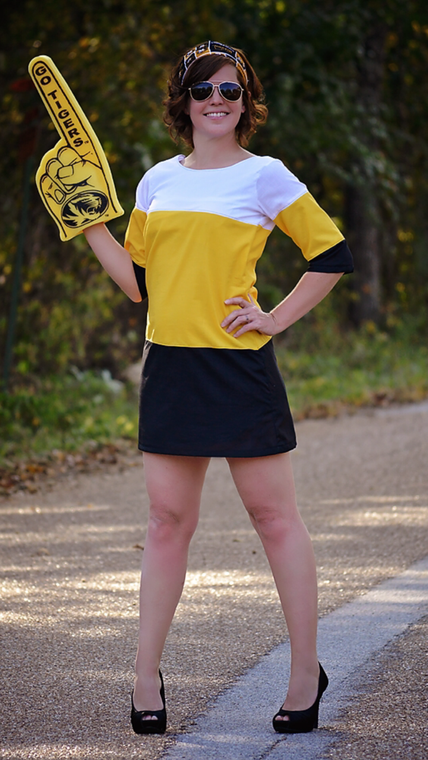 Rebel’s Women’s Game Day Color Block Dress PDF Pattern
