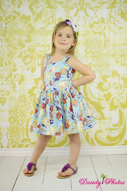 Poppy S Peekaboo Dress Sizes Nb To 15 16 Kids And Dolls Pdf Pattern