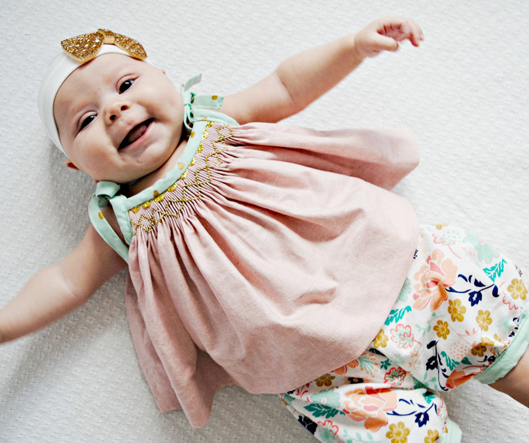 Cricket’s Smocked Cami Set PDF Pattern