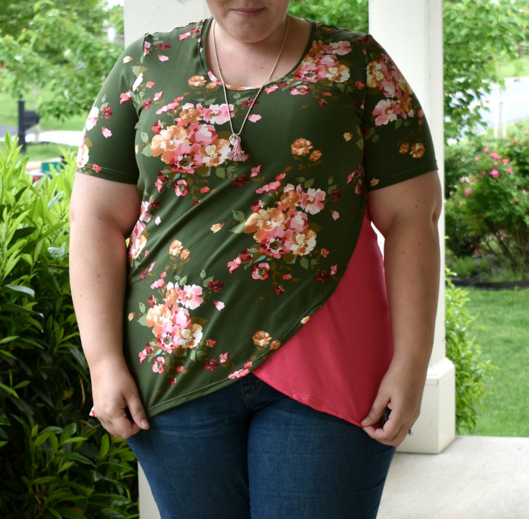 Chelsea's Women's Crossover Hem Top PDF Pattern