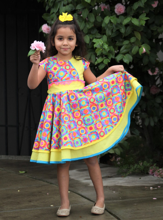 Sheena’s Double Circle Dress and Tunic sizes 2T to 14 Girls PDF Pattern