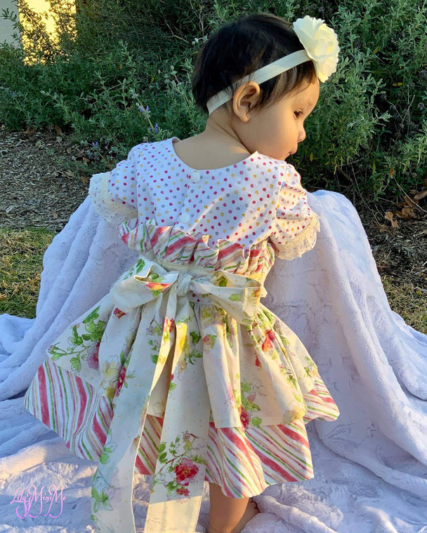 Esperanza's Ruffle Easter Dress Sizes 2T to 14 Kids PDF Pattern