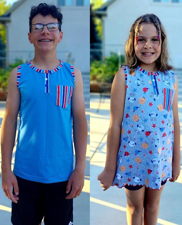 Cooper's Unisex Family Tank Top Sizes 2T to 14 Kids PDF Pattern