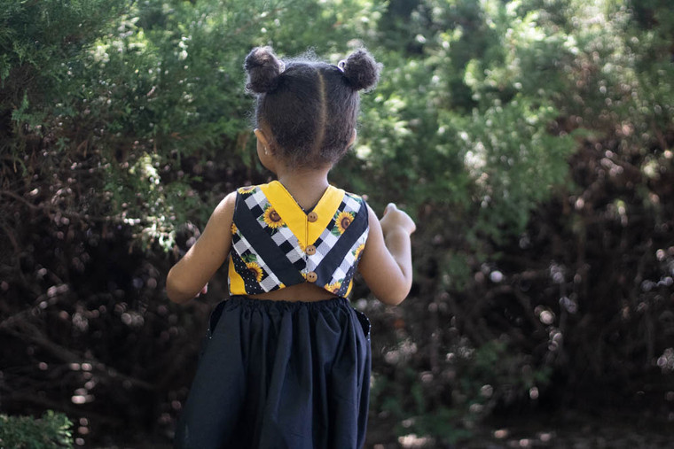Bea's Quilt Block Dress and Maxi Sizes NB to 14 Kids PDF Pattern
