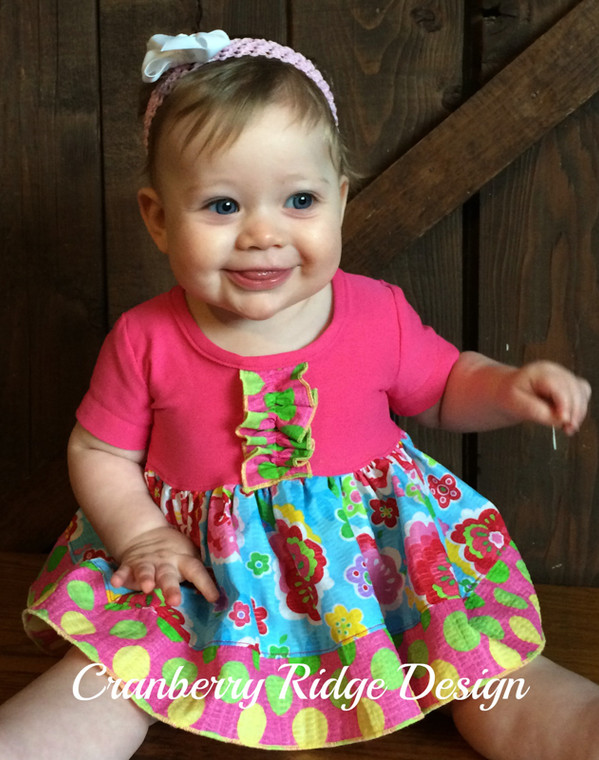 Baby Tabitha's Knit T-Shirt Dress and Top PDF Pattern