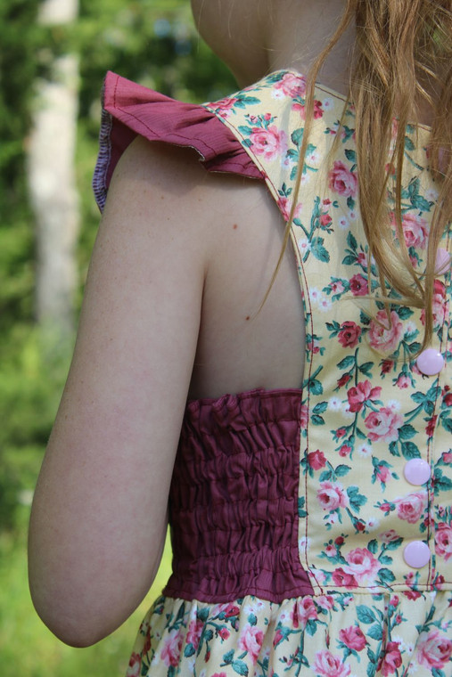 Prims Precious Dress and Peplum Top Sizes 2T to 14 Kids PDF Pattern