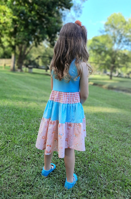Tunisia’s Tiered Tunic and Dress Sizes 2T to 14 Kids PDF Pattern