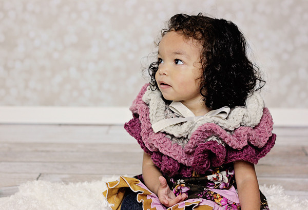 Clara Ruffle Capelet Crochet PDF Pattern