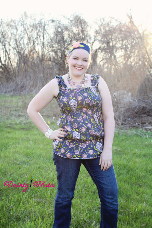 Britney's Bubble Top Sizes 6/12m to XL Women and Dolls PDF Pattern