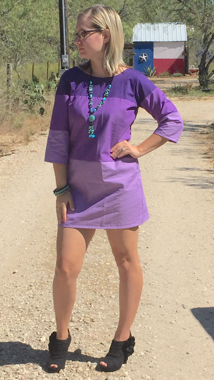 Rebel’s Women’s Game Day Color Block Dress PDF Pattern