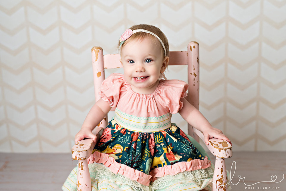 Embry's Apron Peasant Dress Sizes NB to 8 Kids and Dolls PDF Pattern