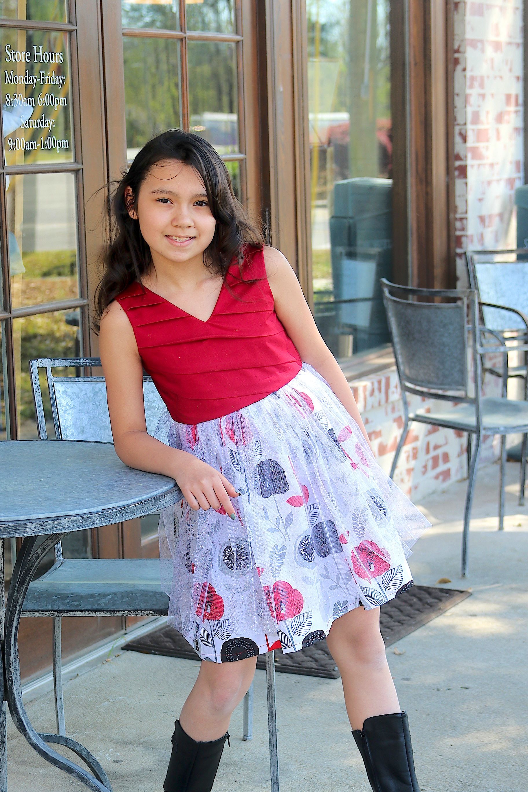 Janelys' Dress Sizes 2T to 14 Kids PDF Pattern