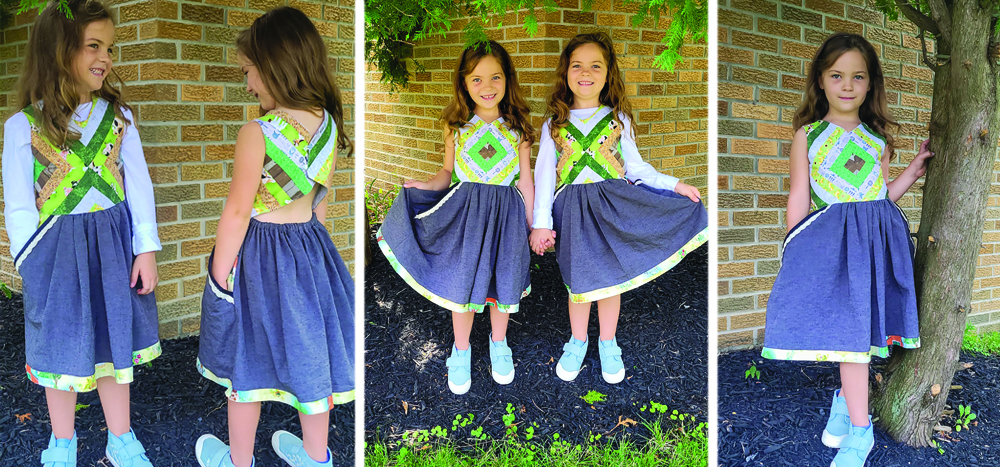 Bea's Quilt Block Dress and Maxi Sizes NB to 14 Kids PDF Pattern