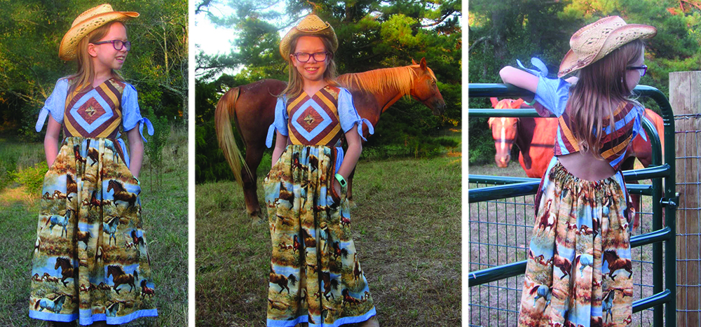Bea's Quilt Block Dress and Maxi Sizes NB to 14 Kids PDF Pattern