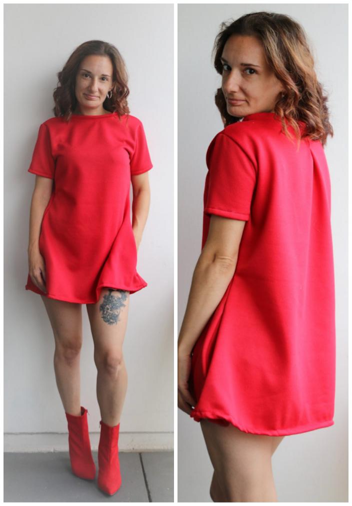 Carsyn's Fleece or Knit Pleated Back top, tunic and dress Sizes XXS to ...