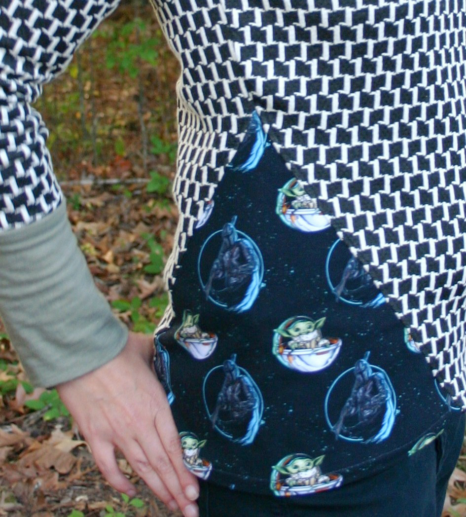 Creed's Color-Block Hoodie Sizes XXS to 5X Adults PDF Pattern