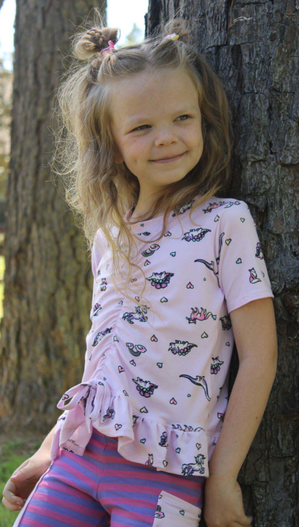 Aurelia's Top & Pouch Sizes 2T to 14 Kids PDF Pattern