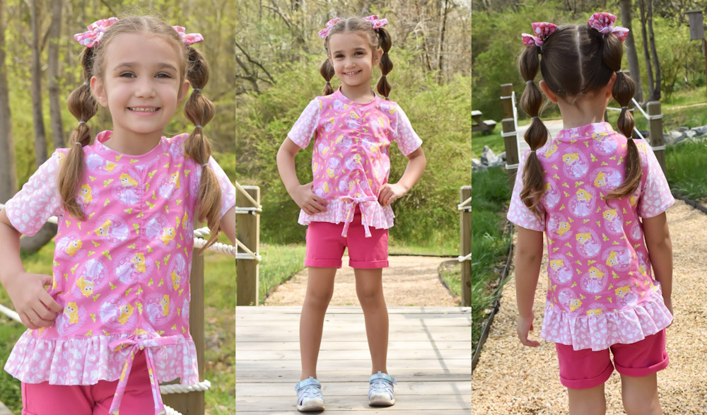 Aurelia's Top & Pouch Sizes 2T to 14 Kids PDF Pattern