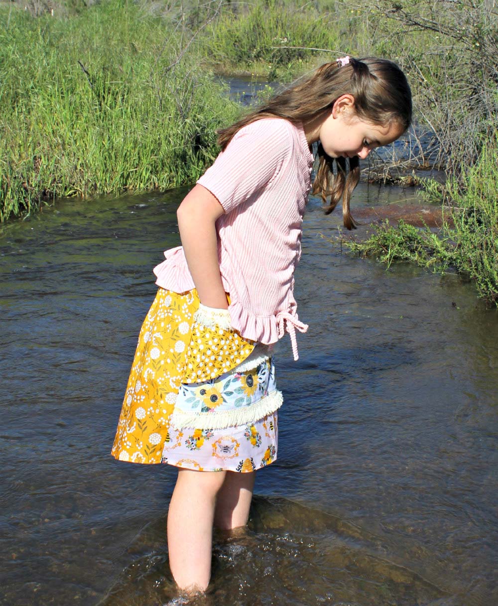 Aurelia's Top & Pouch Sizes 2T to 14 Kids PDF Pattern