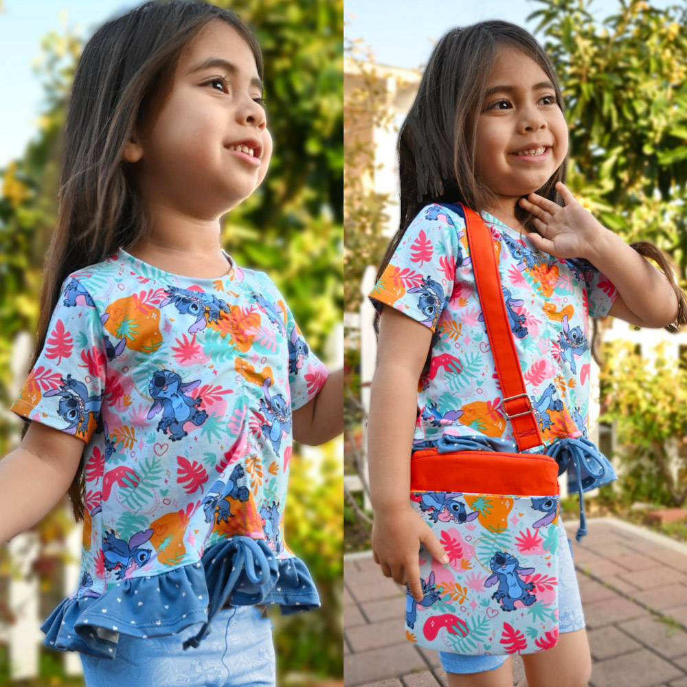 Aurelia's Top & Pouch Sizes 2T to 14 Kids PDF Pattern