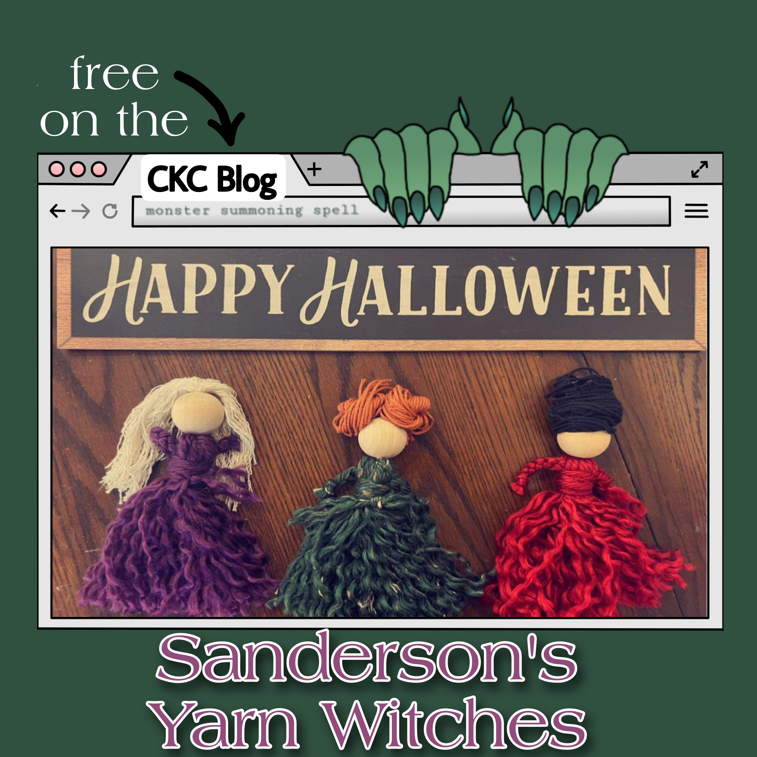 Sewing Days and Spooky Nights 2022: Sanderson's Yarn Witches - Create ...