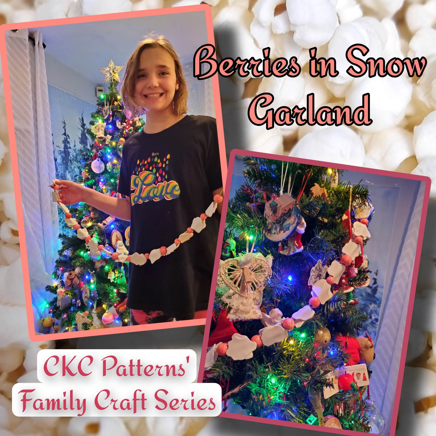Family Craft Series: Berries in the Snow Garland - Create Kids Couture