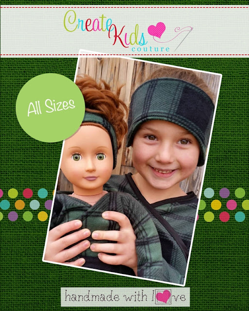 Fleece Ear Warmer Headband - Create Kids Couture