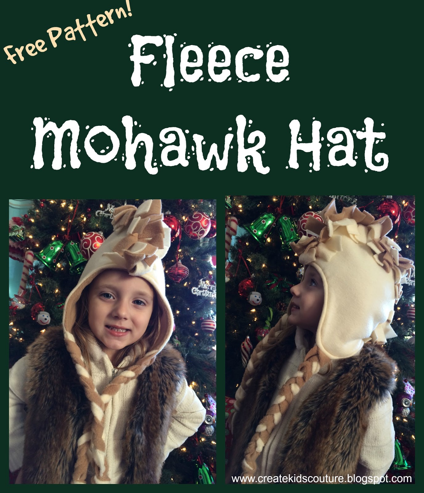 Fleece Mohawk Hat - Create Kids Couture