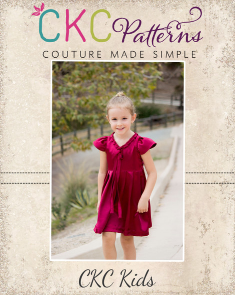 Annette's Pleated Tunic and Dress Sizes 2T to 14 Girls PDF Pattern