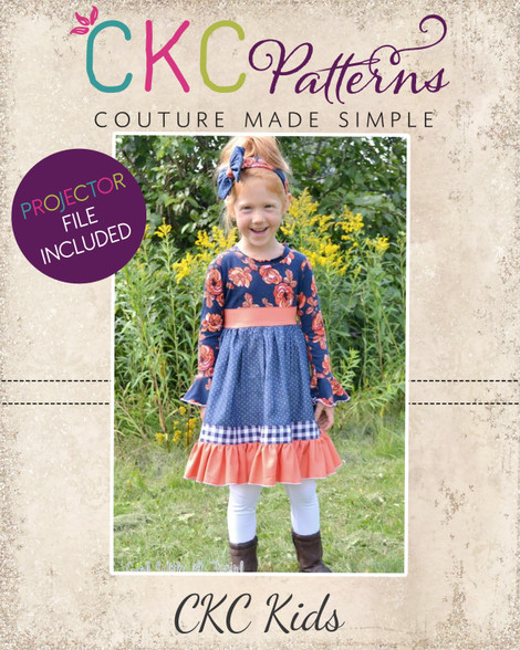 Cosette's Knit and Woven Dress Sizes NB to 16 Kids and Dolls PDF Pattern