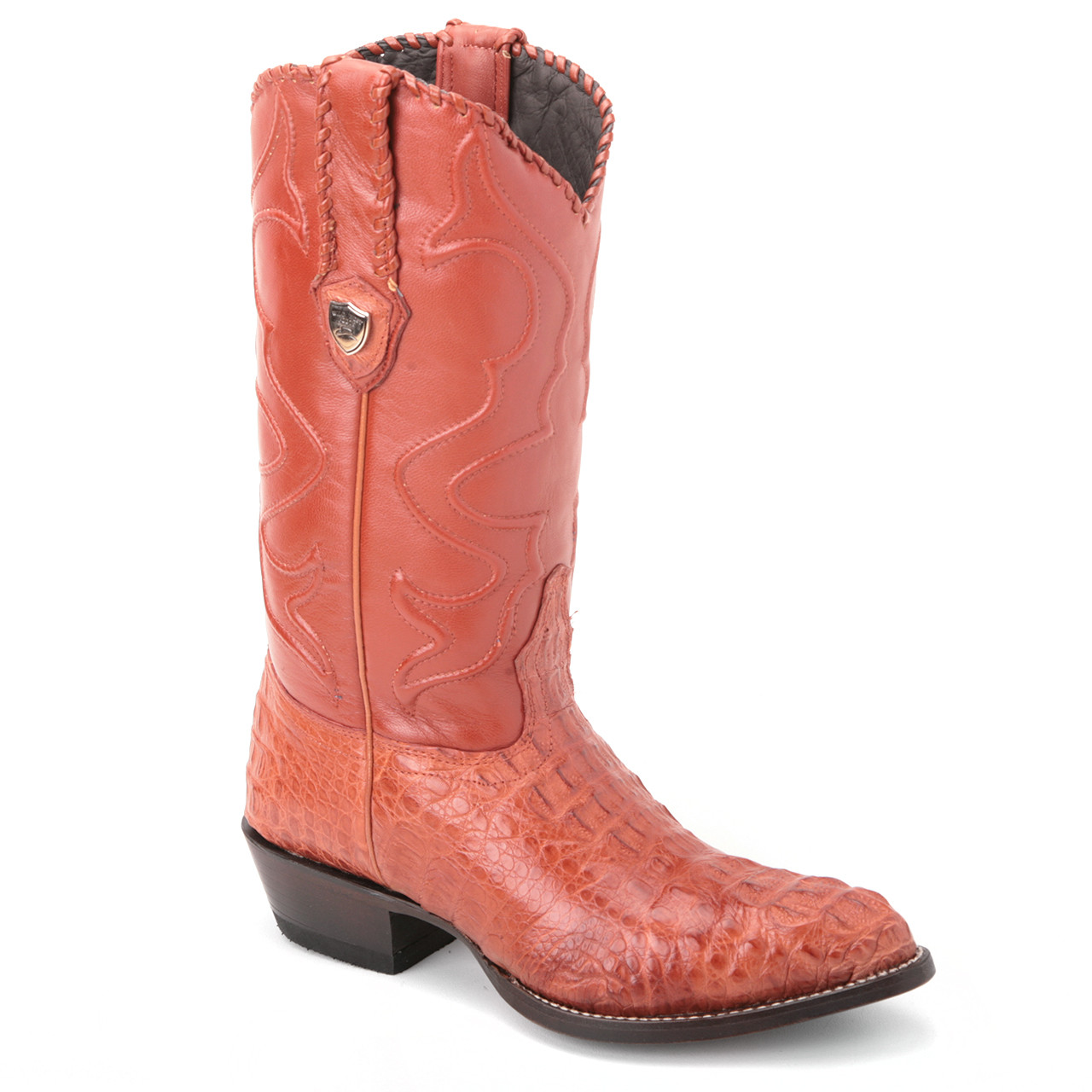 Wild West Cognac Genuine Caiman Boots