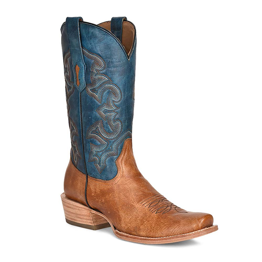 Corral Navy Blue Mens Leather Boots | Arrowsmith Shoes