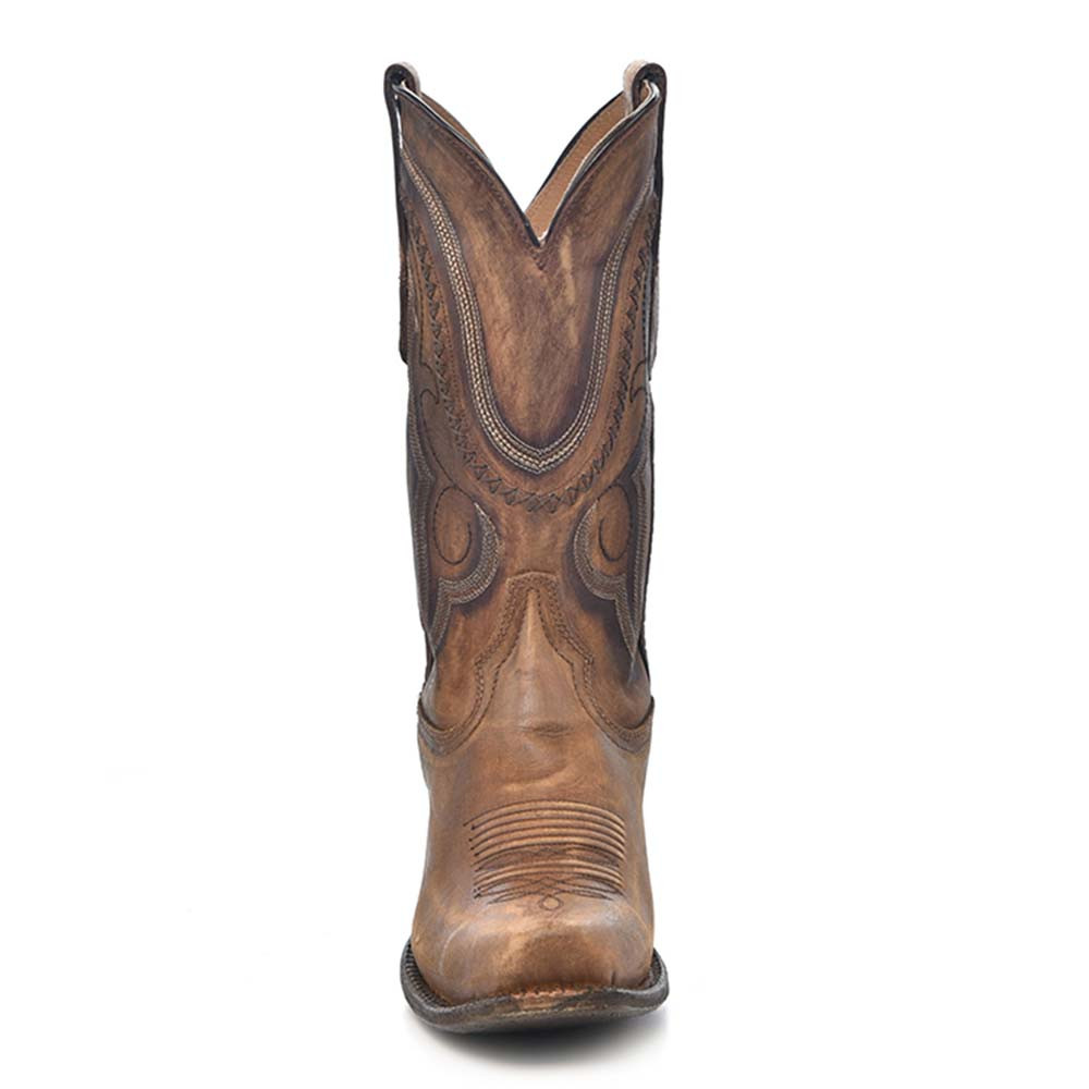 Corral Gold Cowhide Square Toe Boots | Arrowsmith Shoes