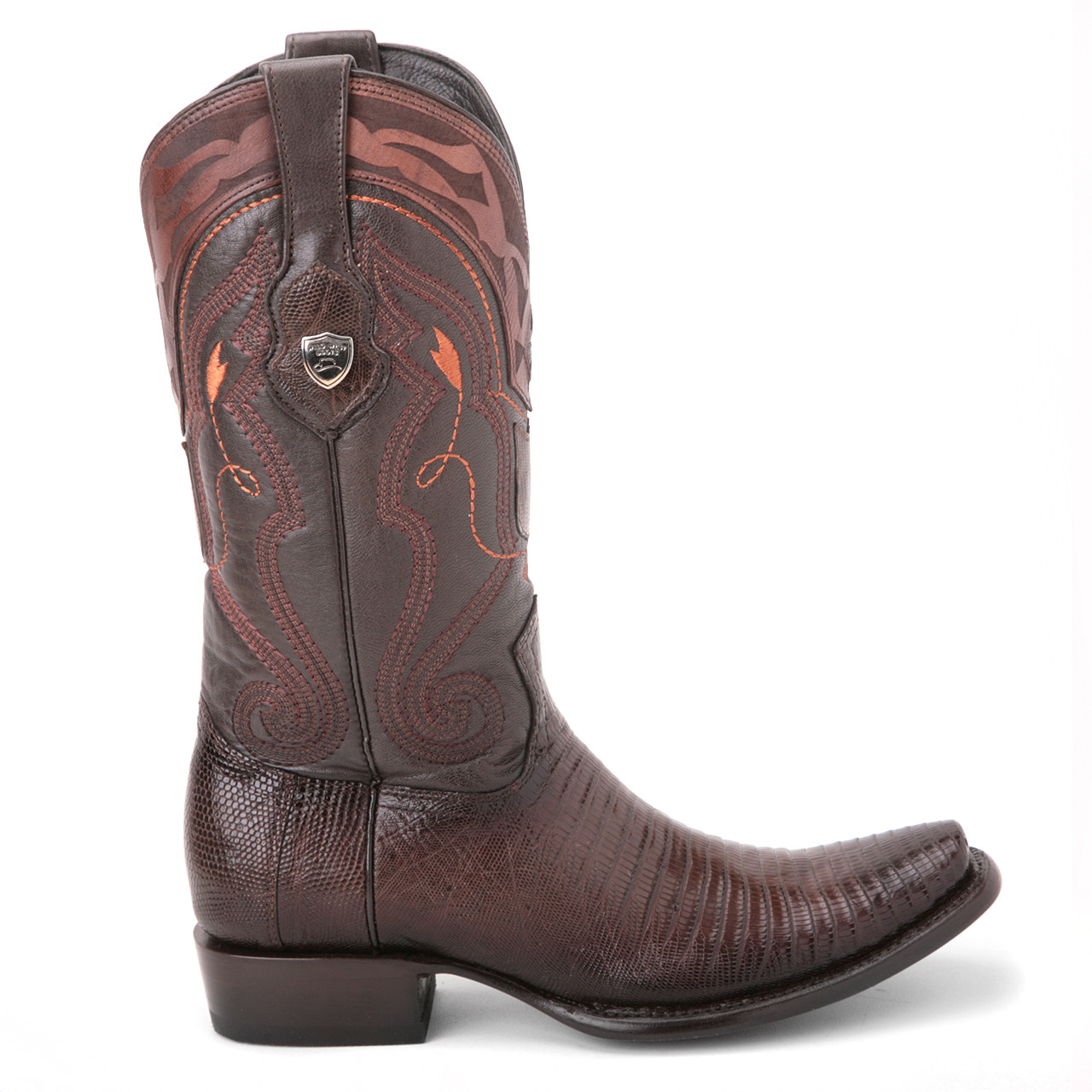 Wild West Brown Genuine Lizard Skin Boots