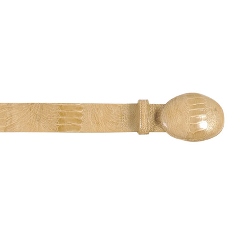 Los Altos Oryx Brown Genuine Ostrich Leg