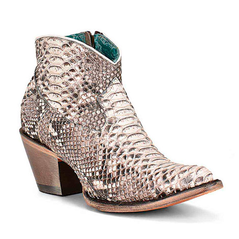 Corral Natural Python Ankle Boot | Arrowsmith Shoes
