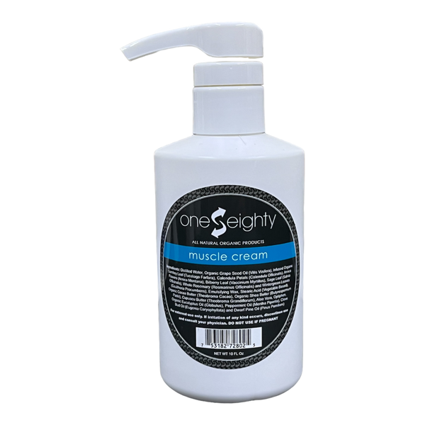 Muscle Cream 10 Ounce W Pump One Eighty Products