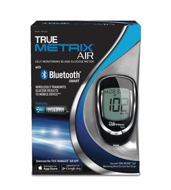 Buy TRUE METRIX AIR Meter Starter Kit with 100 Test Strips & Lancets ...